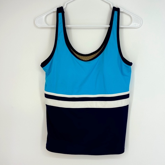 L.L. Bean | Swim | Ll Bean Womens Size 8 Tankini Swim Suit Top Navy ...